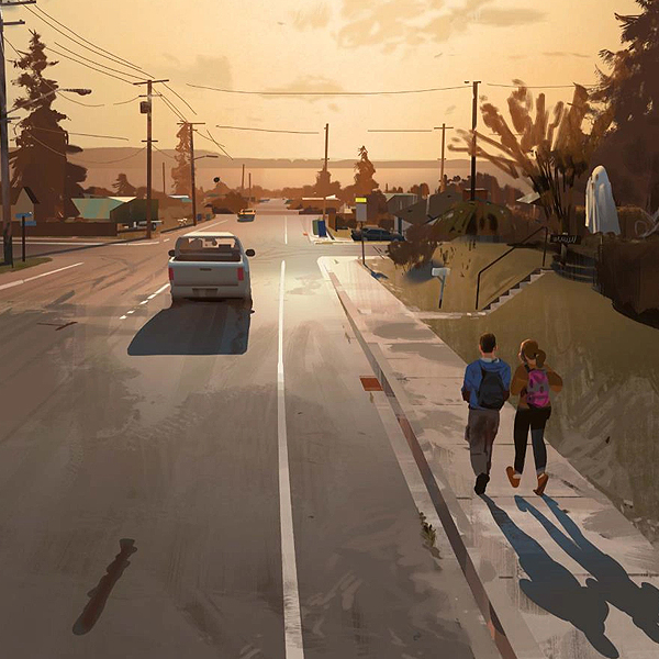 Seattle Street Concept Art – Life Is Strange Fans